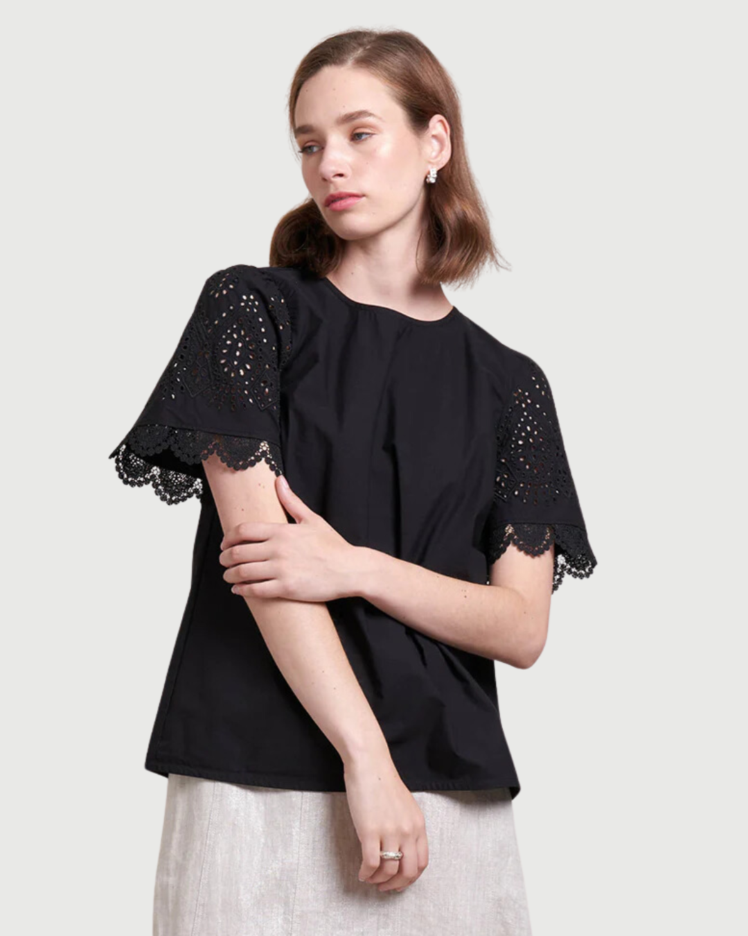 Neris Lace Work Top – compleat@leejames